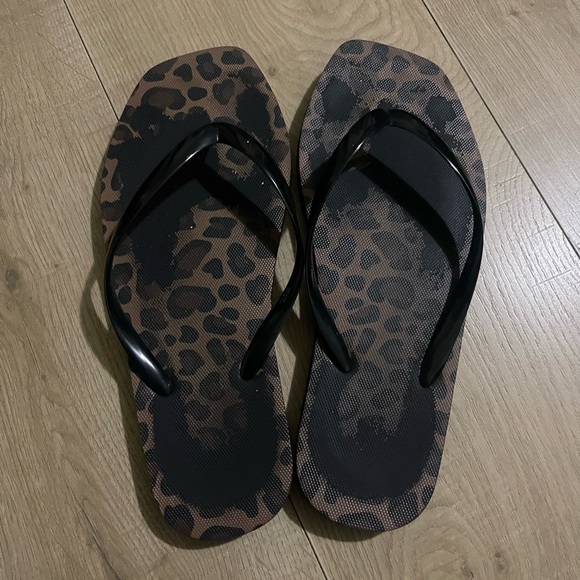 Shoes | Stylish Leopard Print Flip Flops | Poshmark